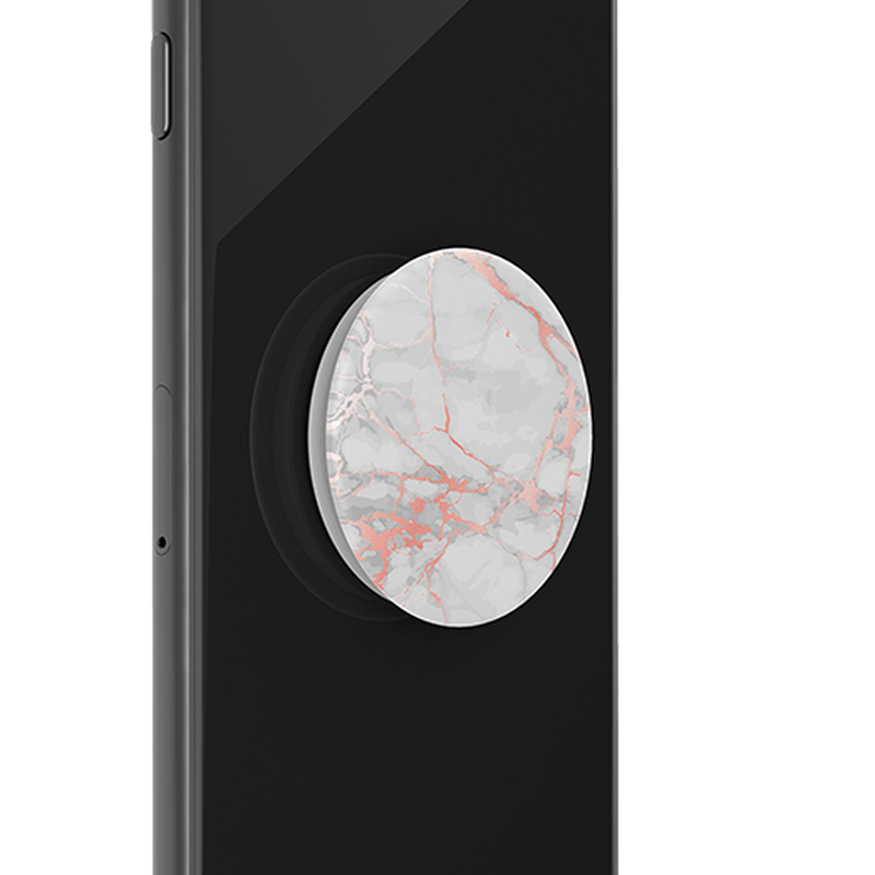 Rose Gold Lutz Marble — Adhesive PopGrip | | PopSockets