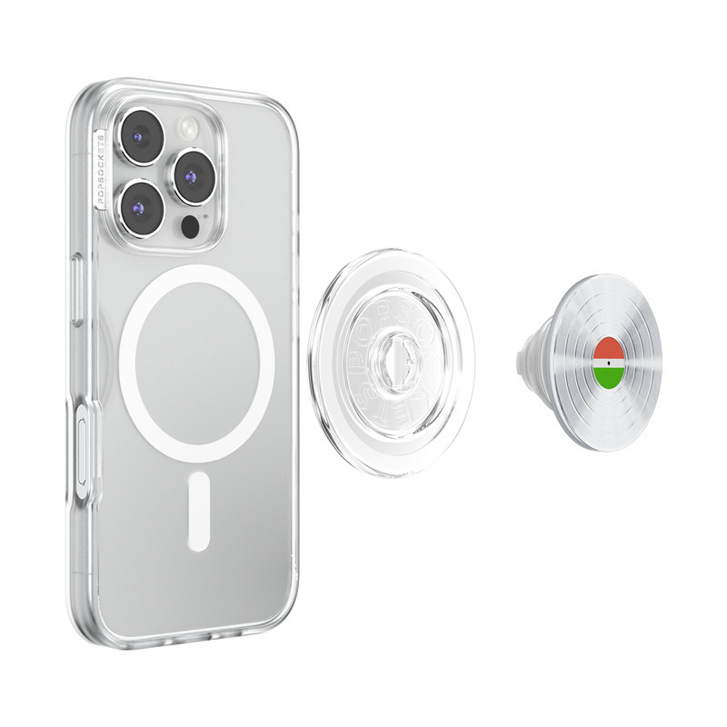 Backspin Aluminum 45rpm Silver — MagSafe PopGrip | MagSafe PopGrip ...