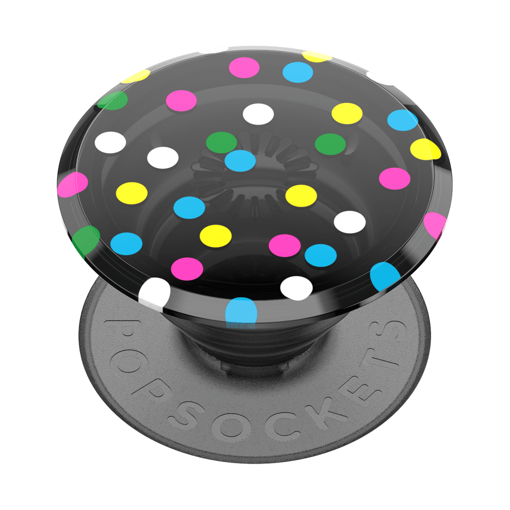 Translucent Black Disco Dots — Adhesive PopGrip | PopGrip | PopSockets ...