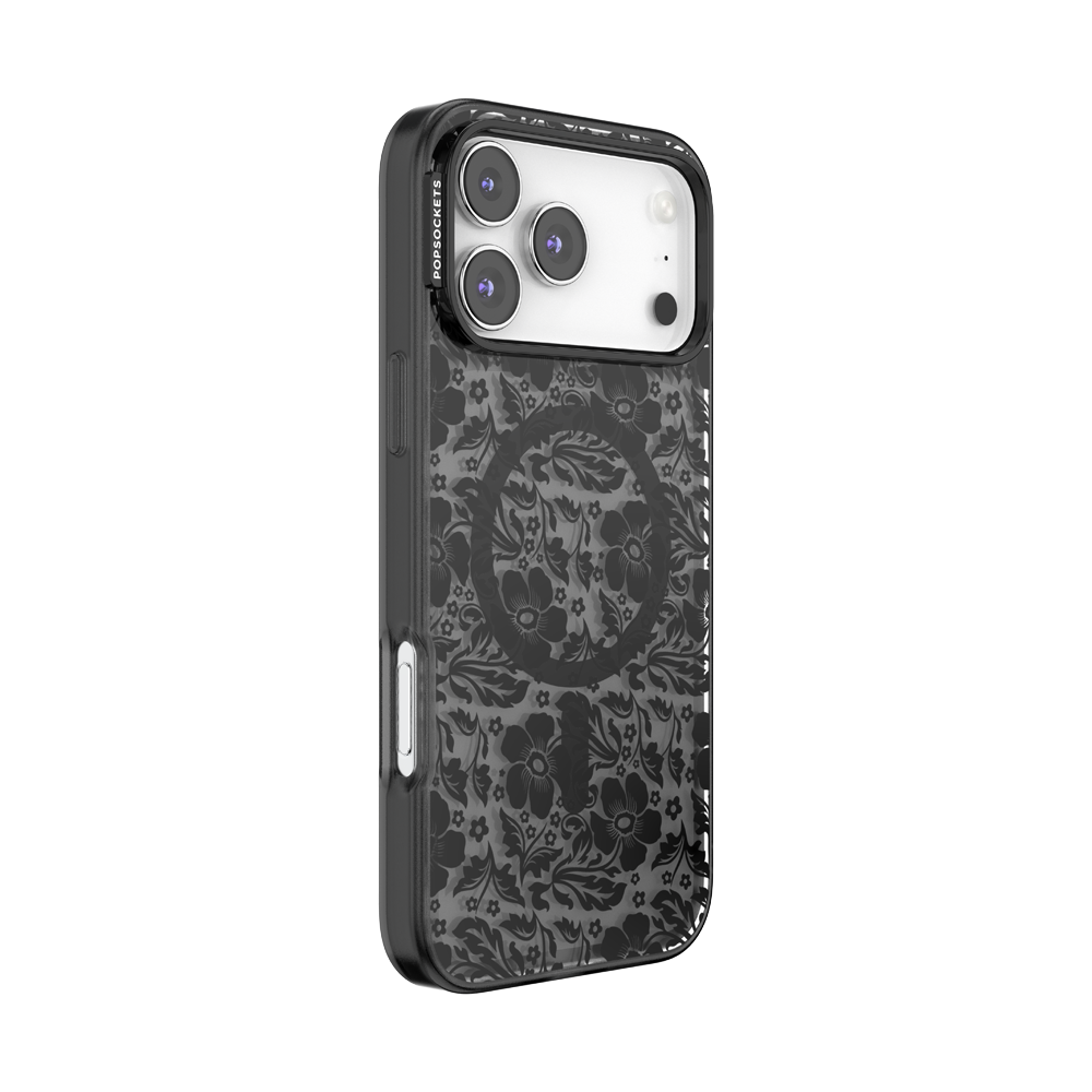 black iphone case with popsocket